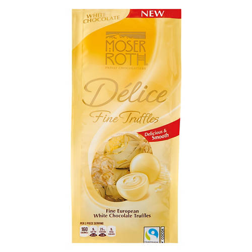 Moser Roth White Chocolate Delice Truffles, 5 oz